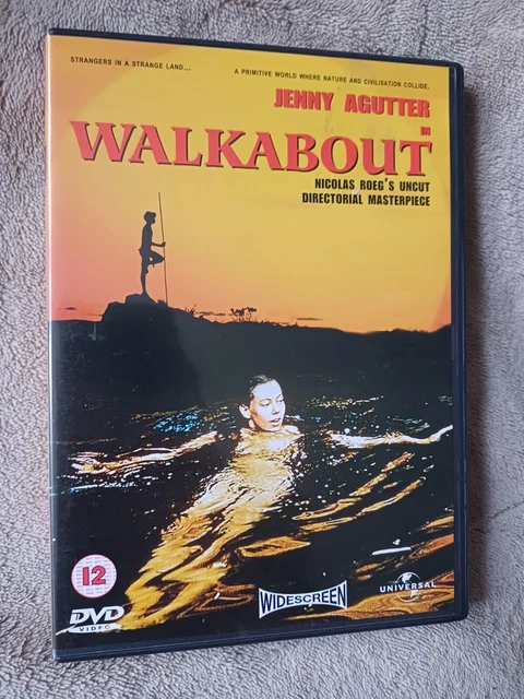 WALKABOUT (1971) JENNY Agutter Nicolas Roeg film region 2 uk DVD - DISC ...