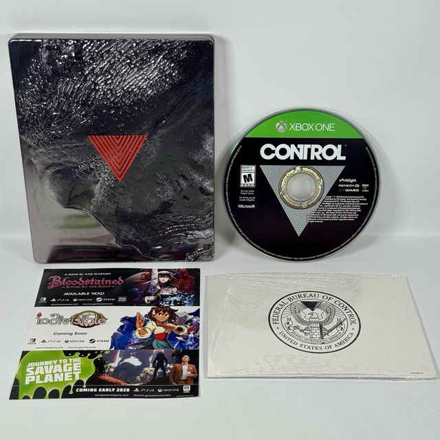 CONTROL DELUXE STEELBOOK Ed - Microsoft XBOX ONE XB1 Complete $39.97 ...