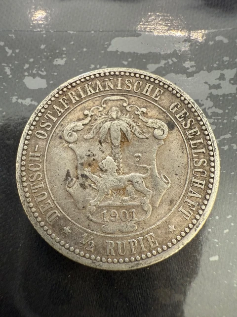 1901 ½ Rupie German East Africa silver lot 80 £31.66 - PicClick UK