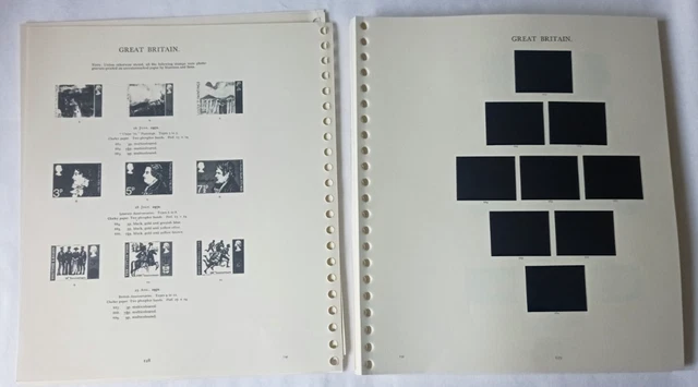 STANLEY GIBBONS WINDSOR Sovereign Gb 1971-81 Illustrated Stamp Album ...