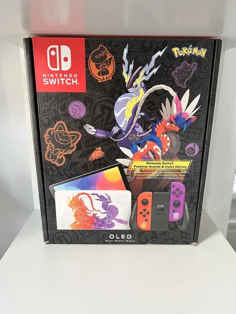 BRAND NEW NINTENDO Switch OLED Model Pokemon Scarlet & Violet Edition ...