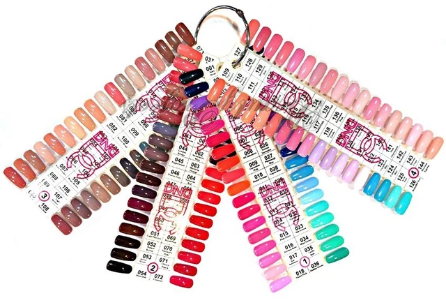 DND DC GEL Polish Color Sample Color Chart Palette Display Pick Any ...