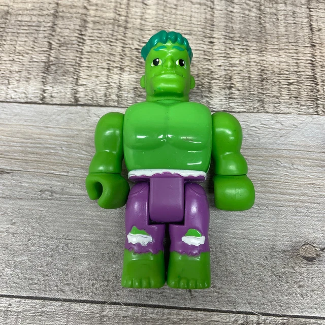 MARVEL AVENGERS LEGO Mega Blocks The Hulk Building Toy 3.5" Figure $11. ...