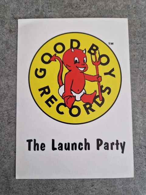 RAVE FLYER - Good Boy Records - Soho Theatre - Graeme Park - Paul Daley ...
