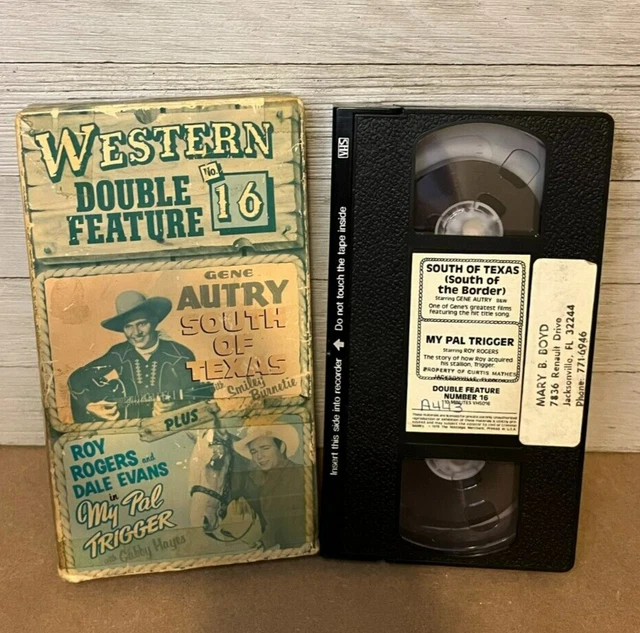 VHS WESTERN Double Feature South of Texas & My Pal Trigger £4.42 ...