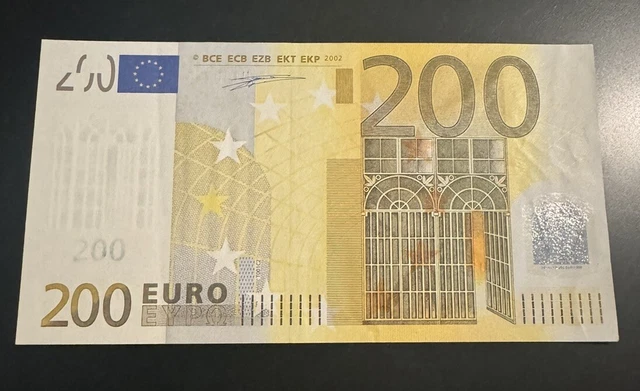 BILLET 200 EUROS de 2002 France EUR 295,00 - PicClick FR