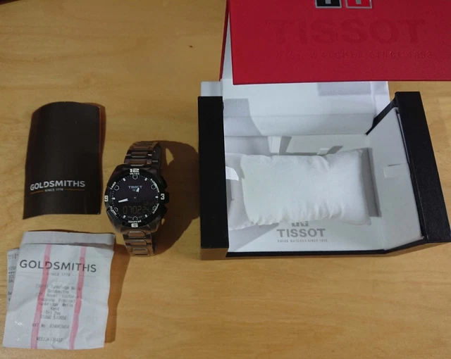 TISSOT T-TOUCH SOLAR titanium watch £266.10 - PicClick UK