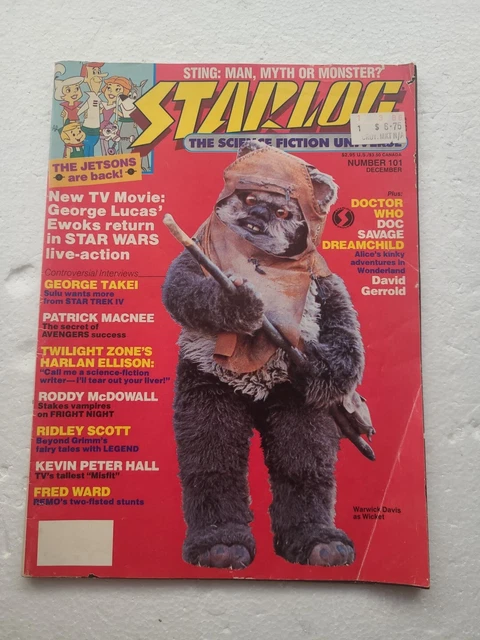 STARLOG SCIENCE FICTION Universe Magazine Issue 101 STAR WARS Ewok Cover Dec '85 £4.99 - PicClick UK