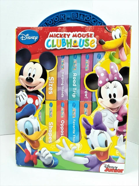 DISNEY JUNIOR MICKEY Mouse Clubhouse My First Library Board Book Block ...