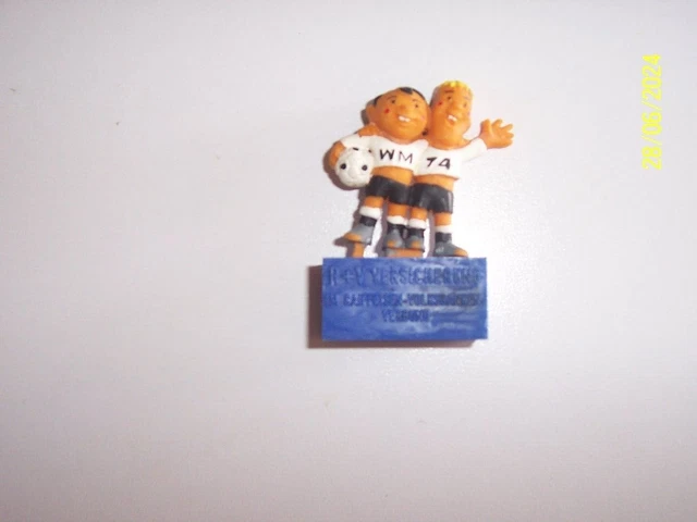 WM MASKOTTCHEN, TIP und Tap Figuren Fußball-WM 1974 R+V Versicherung ...