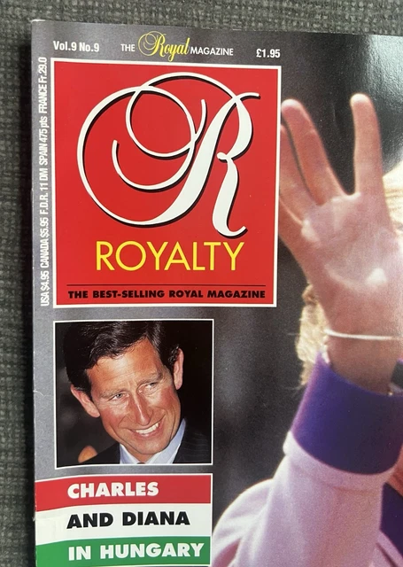 PRINCESS DIANA ROYALTY Magazine 1989 Volume 9 #9 Royal Review UK Import ...