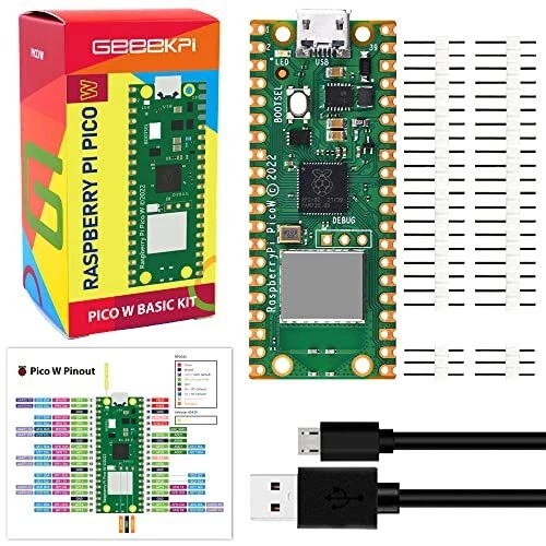 GEEEKPI RASPBERRY PI Pico W Basic Kit - Raspberry Pi RP2040 Chip, Wi-Fi ... GEEEKPI RASPBERRY PI Pico W Basic Kit - Raspberry Pi RP2040 Chip, Wi-Fi ...