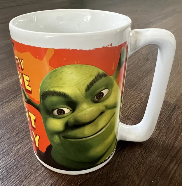 SHREK 2 LARGE Princess Fiona and Shrek 2004 Mug DreamWorks Kinnerton ...