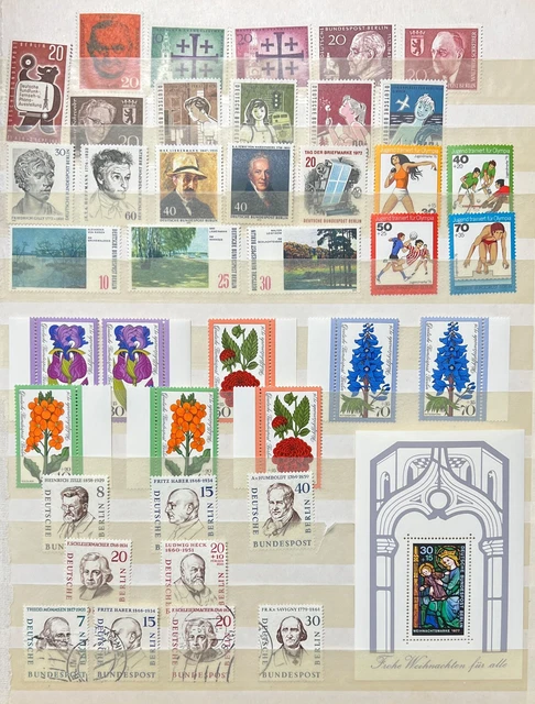 1 SEITE DEUTSCHE Post Berlin Briefmarken aus meiner Sammlung B7 EUR 1 ...