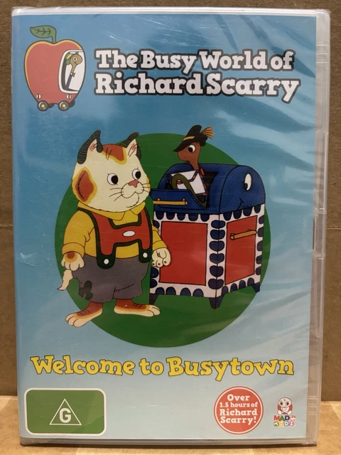 THE BUSY WORLD of Richard Scarry Busytown (DVD, 1993) R4 New Sealed ...