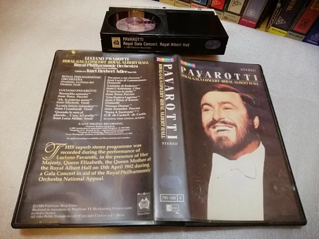 PAVAROTTI: ROYAL GALA CONCERT (Vintage1982) - RARE Royal Albert Hall ...