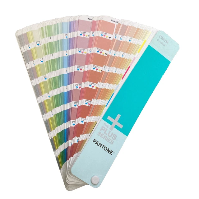 PANTONE PLUS SERIES CMYK Coated Formula Color Guide 4 Color Offset ...