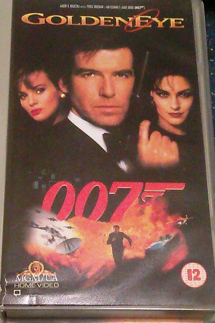 JAMES BOND 007 Goldeneye PAL VHS - Reversible Cover £5.00 - PicClick UK