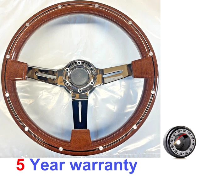 14& STEERING WHEEL & Boss Kit Hub Fit Vw Transporter T2 T25 T3 T4 1974 ...