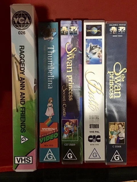 CHILDREN’S CARTOONS VHS Video Bulk Lot x 5 Retro Vintage Video ...
