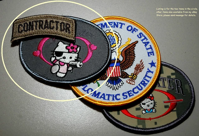 PRIVATE MILITARY CONTRACTOR PMC DIPLOMATIC SECURITY SERVICES DSS PATCH ...