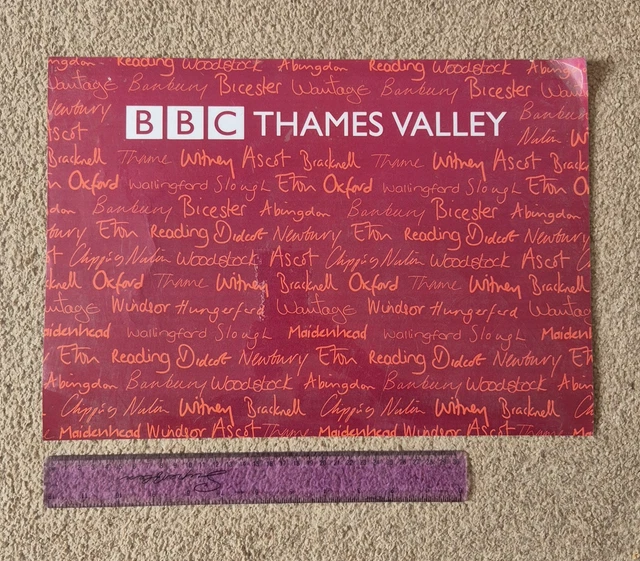 LARGE BBC THAMES Valley sign £8.64 - PicClick UK