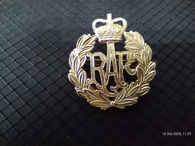 RAF ROYAL AIR Force Cap Badge Original WW2 £15.00 - PicClick UK
