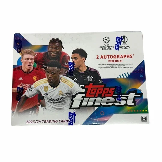 2023-24 TOPPS FINEST UEFA Club Competitions Hobby Box £231.89 - PicClick UK