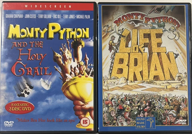MONTY PYTHON - Life of Brian, And The Holy Grail - 2 DVD’s - Free ...