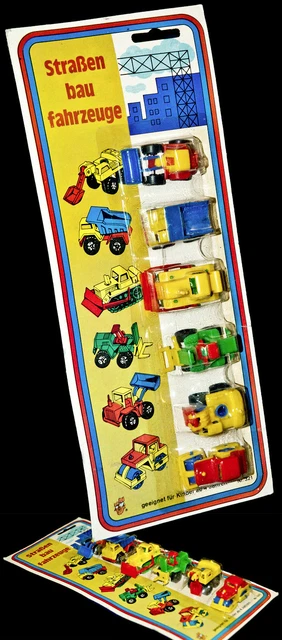 BRUDER MINI CLONE BAUFAHRZEUGE SET HÄNDLER MUSTERBEUTEL 8 Modelle ...
