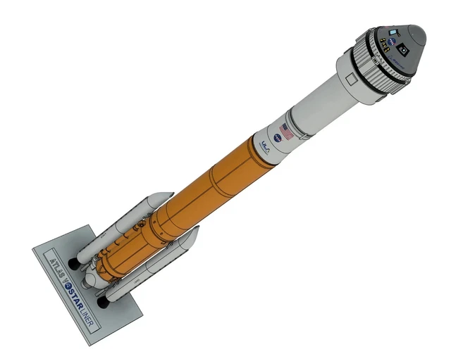 ATLAS V NASA Boeing STARLINER Scale Model Rocket Kit £39.00 - PicClick UK