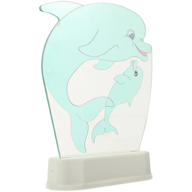 3D LAMP DOLPHIN Shape Animal Night Light Home Decoration For Kids ...