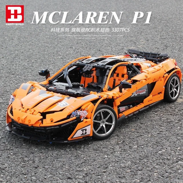 BUILDING BLOCKS MOC Car Series The P1 Hypercar 1:8 Model Set Classic ...