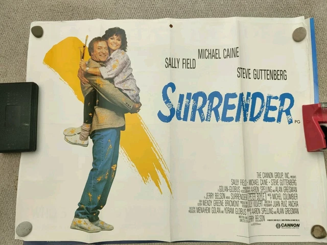 SURRENDER UK FILM Poster Michael Caine Sally Campo Steve Guttenberg ...