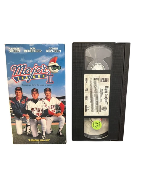 MAJOR LEAGUE II VHS Charlie Sheen Warner Bros Comedy Baseball Sports £7.03 - PicClick UK