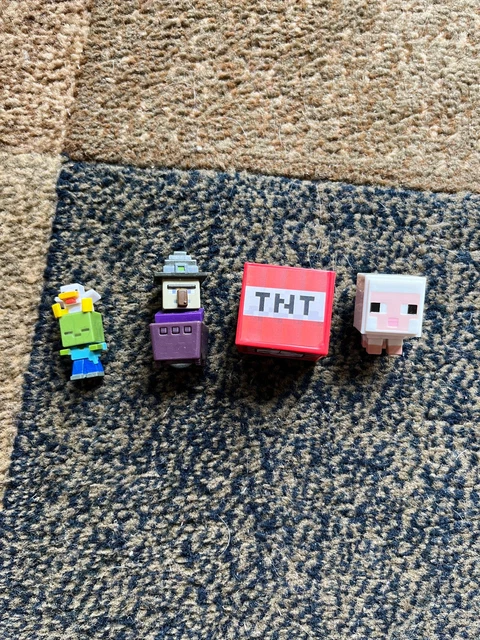 MINECRAFT BLIND BOX Minifigures - Sheep, Witch, TNT Box, Zombie + Duck ...