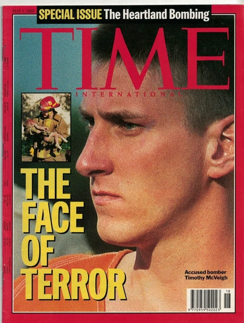 TIME MAGAZINE MAY 1995 Timothy McVeigh Face Of Terror Bomber Special ...