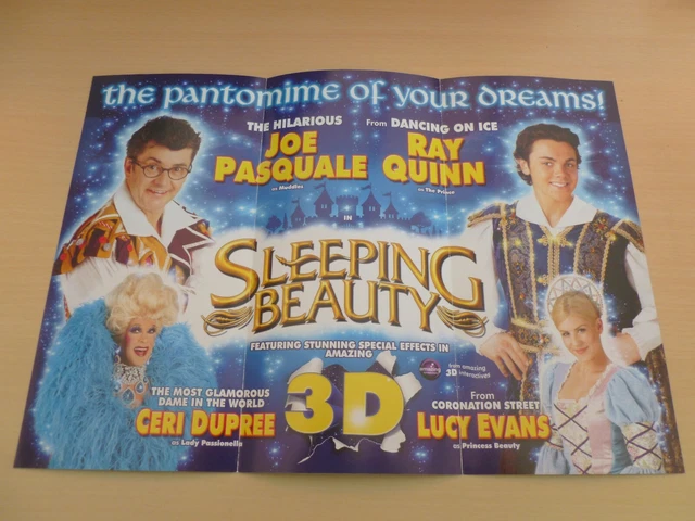 JOE PASQUALE RAY Quinn Ceri Dupree Birmingham Pantomime Flyer 2009 $6. ...
