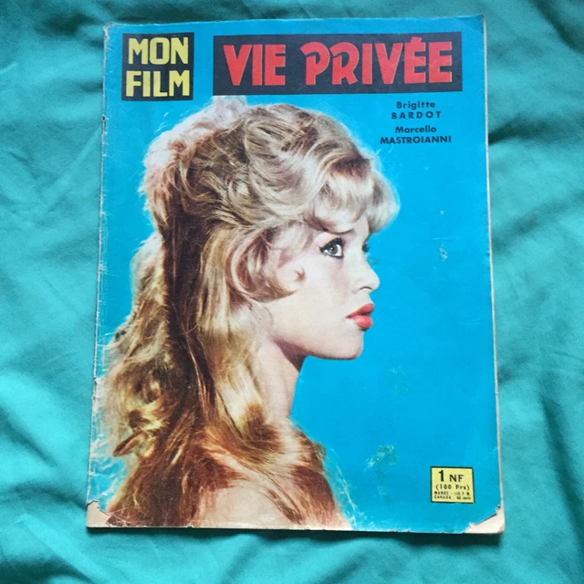 BRIGITTE BARDOT VIE PRIVÉE mon film 1962 ,L.MALLE ,M.MASTROIANNI EUR 12,00 - PicClick FR