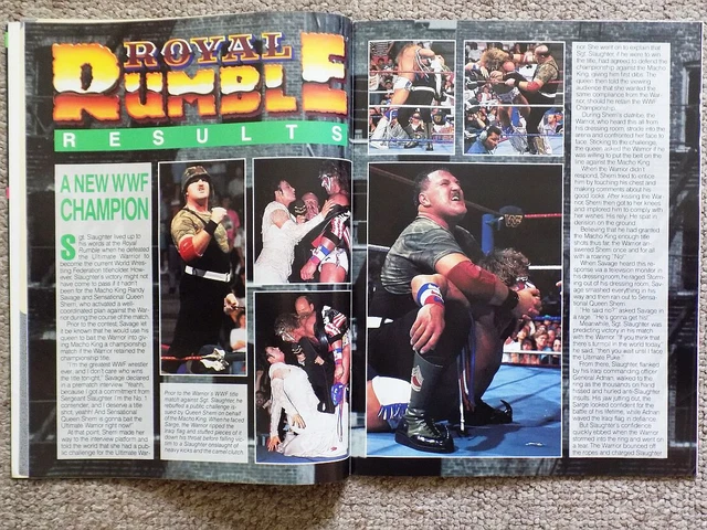 WWF MAGAZINE APRIL 1991 Wrestling Wwe Hulk Hogan Wrestlemania Vii Royal ...