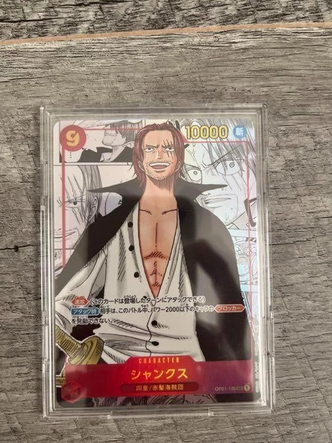 ONE PIECE CARD Game Shanks SEC Parallel Rare OP01-120 ROMANCE DAWN OPCG Alt Art EUR 590,39 ...