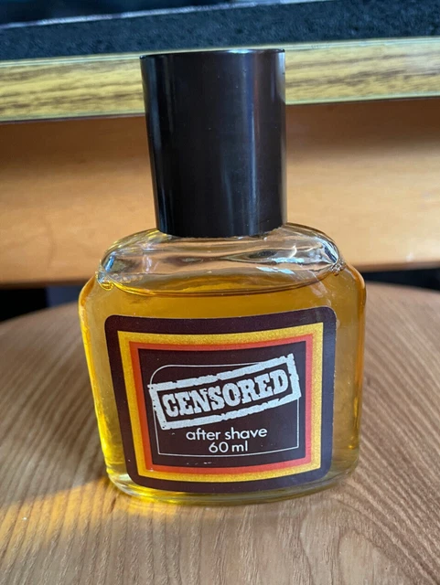 VINTAGE 1970/80S CENSORED Men's Aftershave 60ml £10.50 - PicClick UK