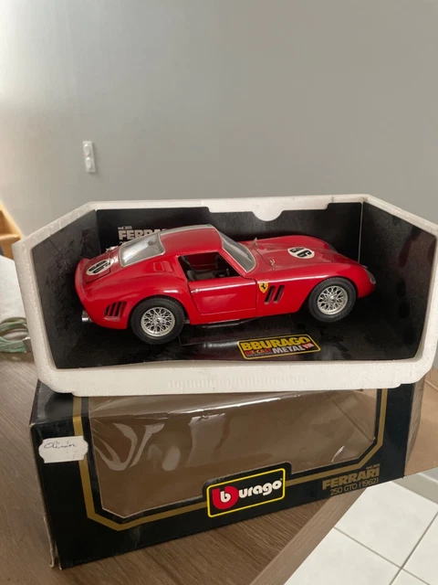 1/18 BURAGO CUSTOM Ferrari 250 GTO Spyder 1962 Rouge EUR 70,00 ...