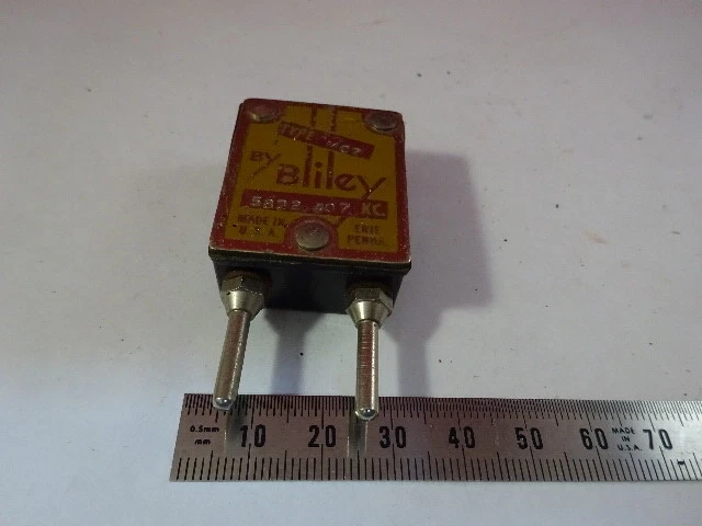 BLILEY ÉLECTRIQUE WURLITZER Vintage Quartz Cristal Fréquence Radio #6V ...