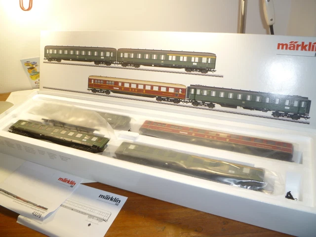 HO MARKLIN COFFRET Ensemble De 4 Wagons Ref 43279 EUR 200,00 - PicClick IT