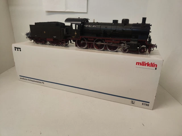 MÄRKLIN SPUR 1 5796 Preußische Schlepptenderlok P8 DELTA Gleichstrom in ...