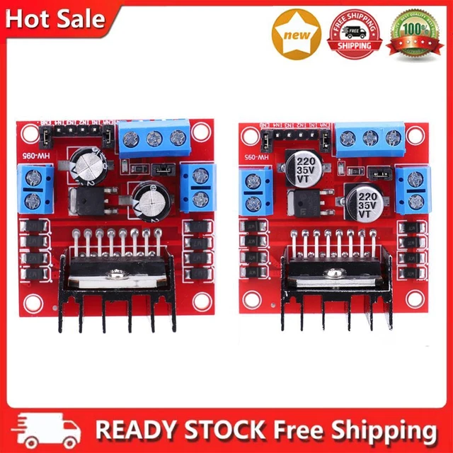 L298N DC MOTOR Driver Module 5V Stepper Motor Drive Module for Smart ...