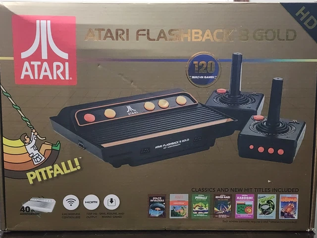 ATARI FLASHBACK 8 Gold HD Console Wireless Controllers - 120 Games $85. ...