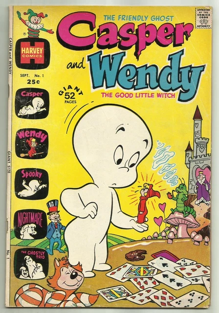 CASPER AND WENDY -- THE GOOD LITTLE WITCH #1 (52 Pages, Spooky B/U ...