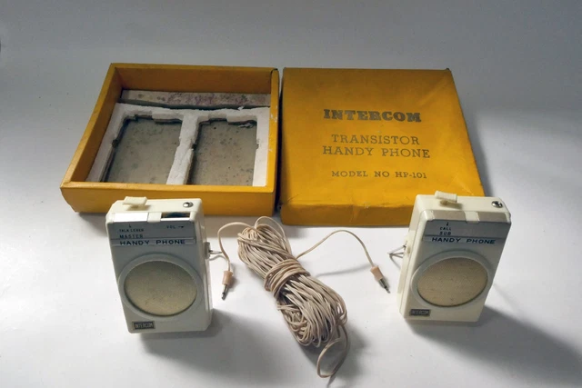 VINTAGE ALL TRANSISTOR Handy Phone Intercom Model HP 101 £9.50 ...